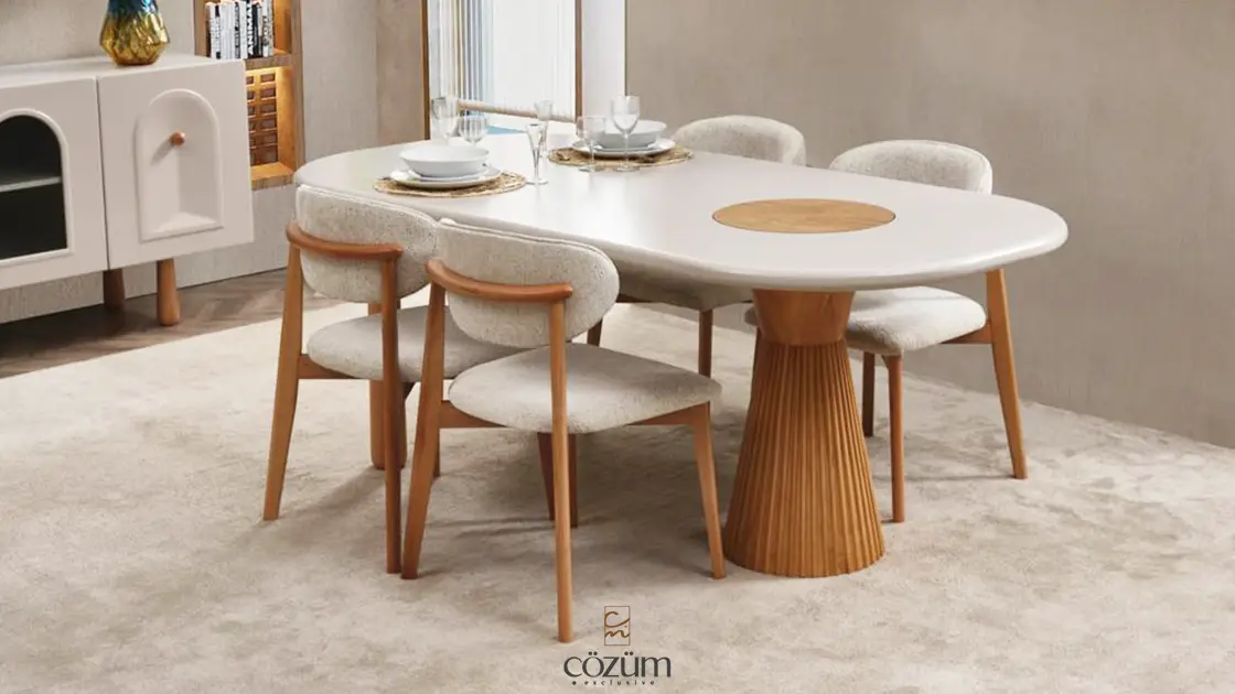 Bohem Yemek Odası Takımı – Oasis - Çözüm Mobilya